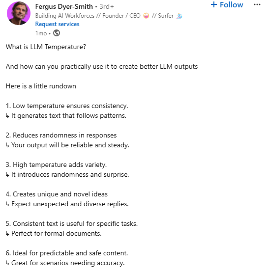 LLM Temperature - The Secret Sauce to Tuning AI Responses